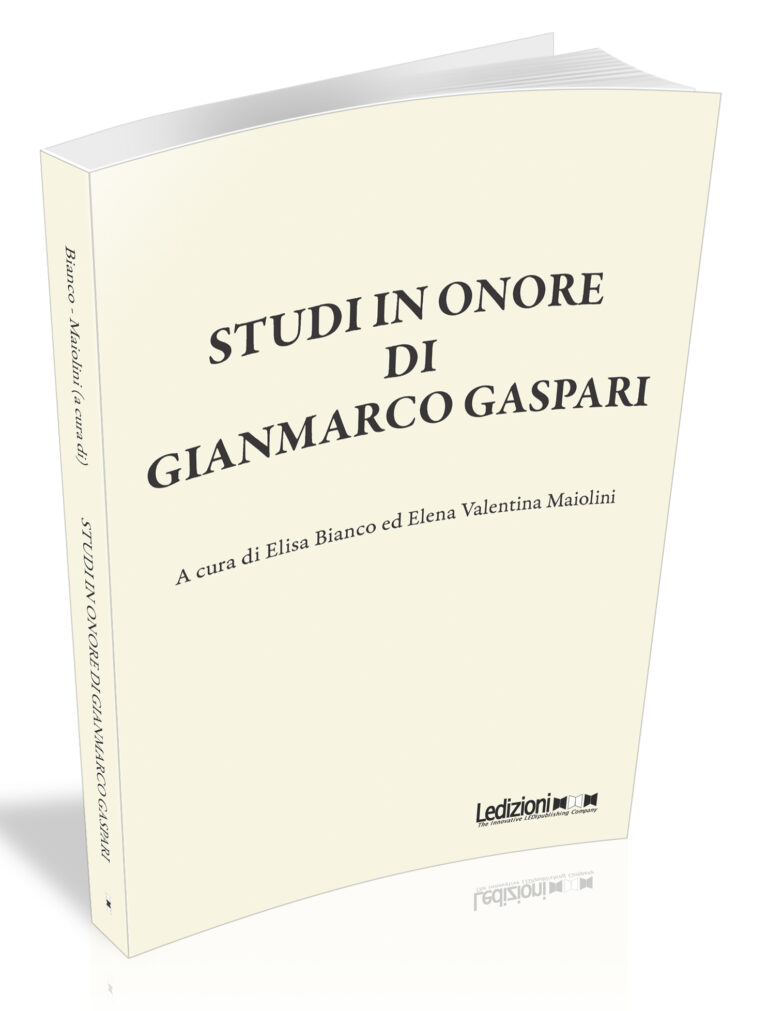 STUDI IN ONORE DI GIANMARCO GASPARI